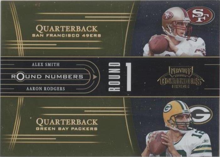 2005 Playoff Contenders - Round Numbers Aaron Rodgers, Alex Smith ...