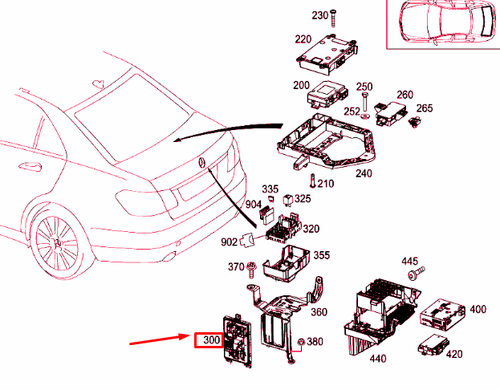 Mercedes-Benz C W205 Rear Sam Control Unit A2229009708 Genuine for sale ...