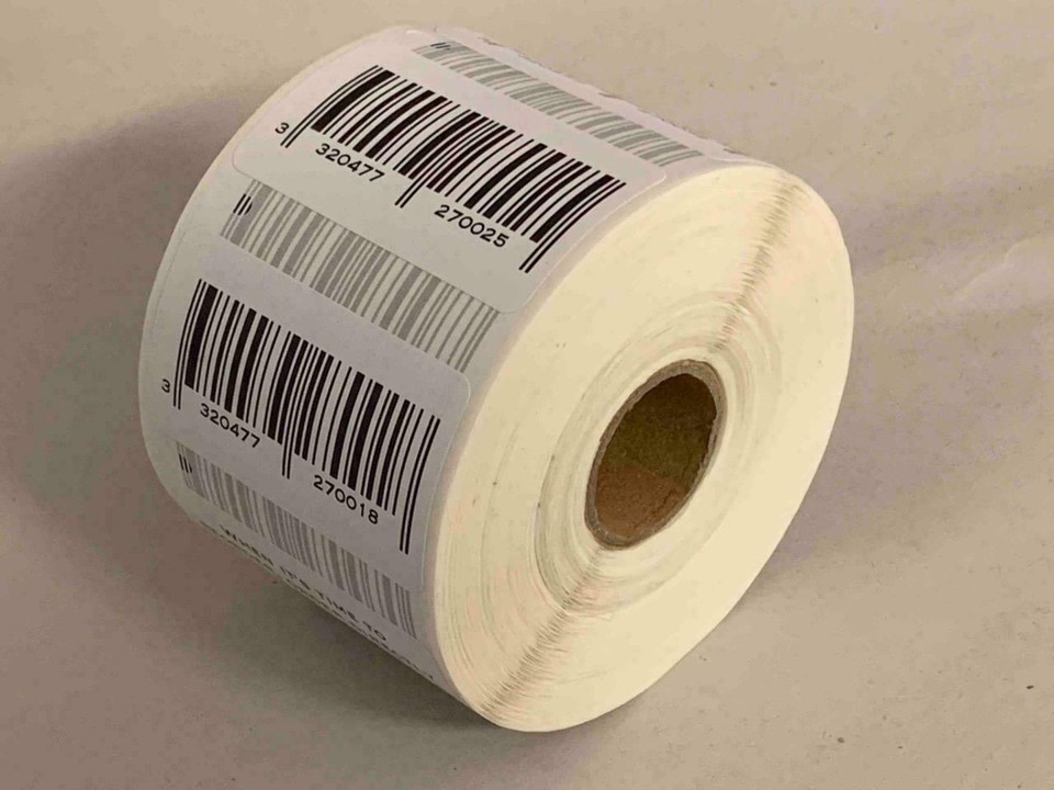 UPC Barcode Consecutive (or Same) Labels Pre-Printed CUSTOM START 2"x1 ...