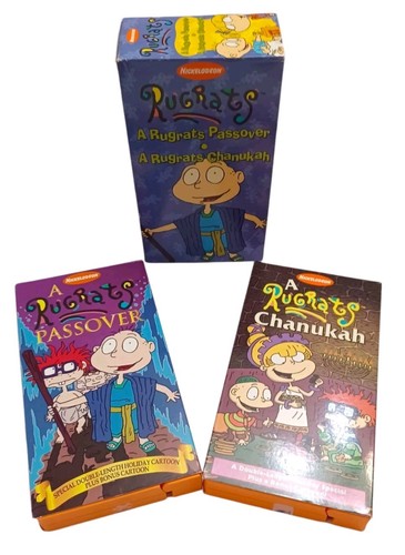 Nickelodeon Rugrats Passover + Rugrats Chanukah VHS 90s Kids 2 Movie ...