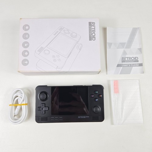 Black Retroid Pocket 2 Plus 2+ Handheld Console Black w/ Original Box ...