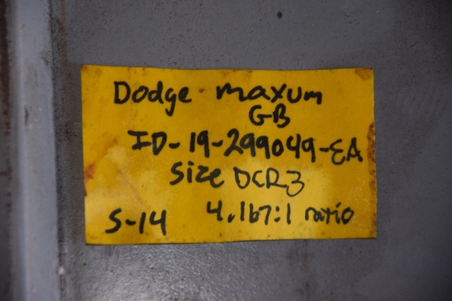 Dodge Maxum GB DCR3 4.167 1 Ratio 73.4 4.167 19-299049-EA Gear Box ...