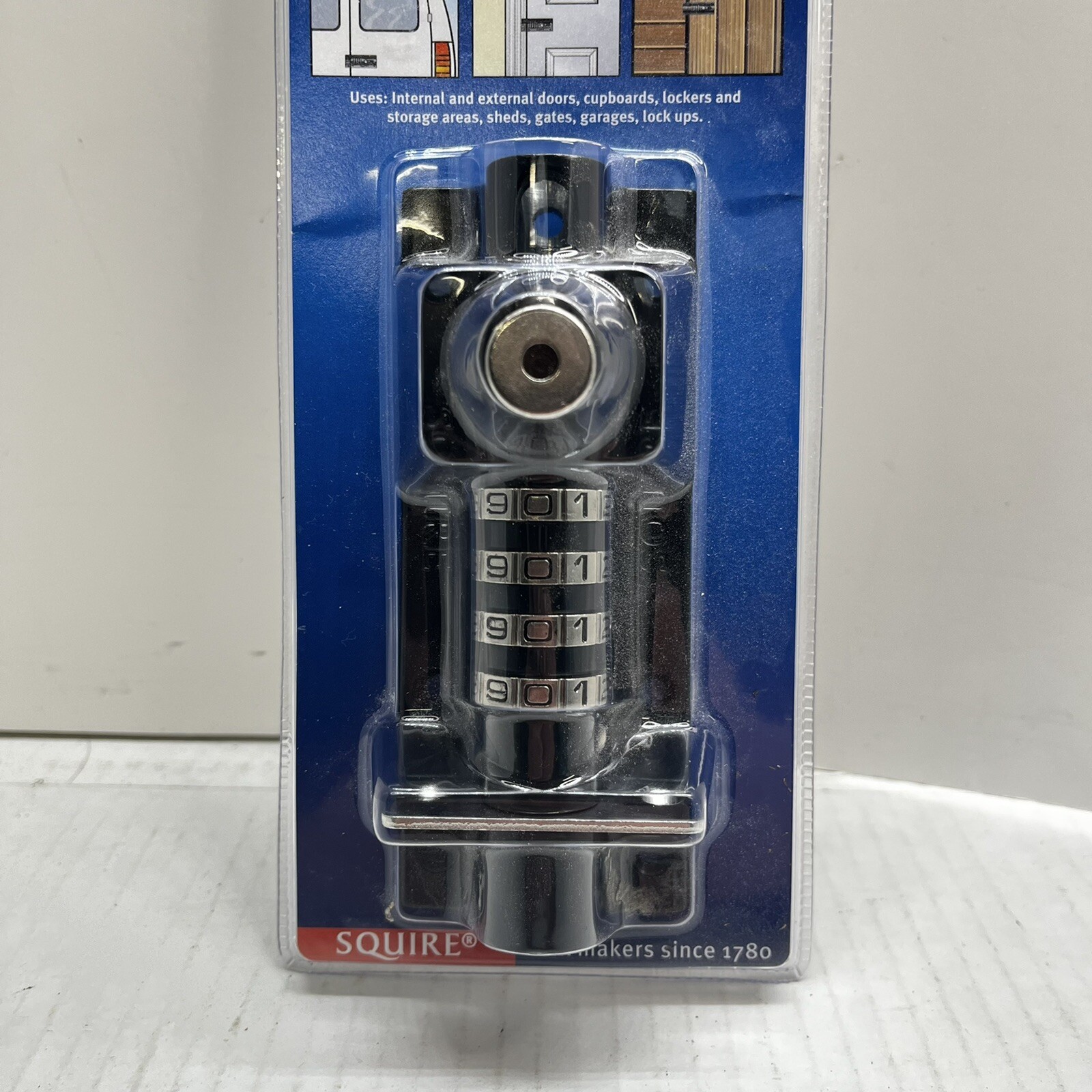 Squire Combi 2 Recodeable Locking Bolt 120mm - Black | eBay