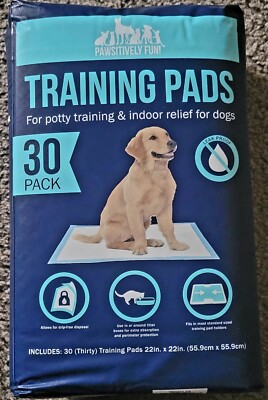 (8) Pawsitively Fun Pet Training Pads 30-Pack | eBay