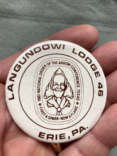 (125) Boy Scouts - NOAC 1981 - Langundowi Lodge 46 Erie, PA - button ...