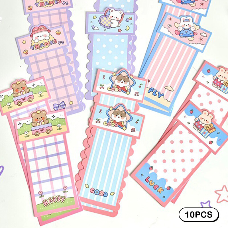 10PCS Hair Accessories Display Paper Card Long Cardboard Barrettes ...