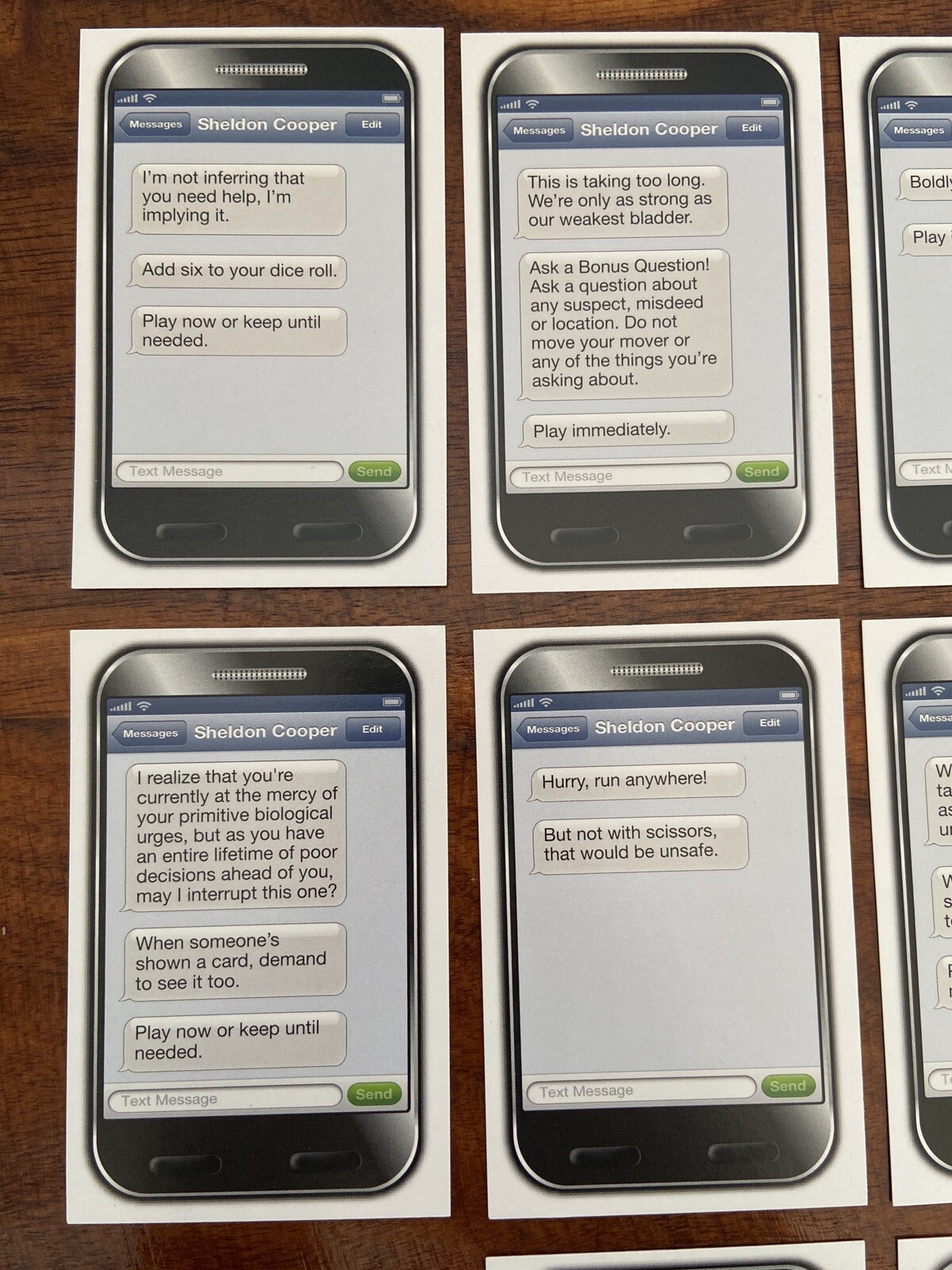 CLUE Big Bang Theory Game Replacement Parts Pieces- 13 Sheldon Cooper ...