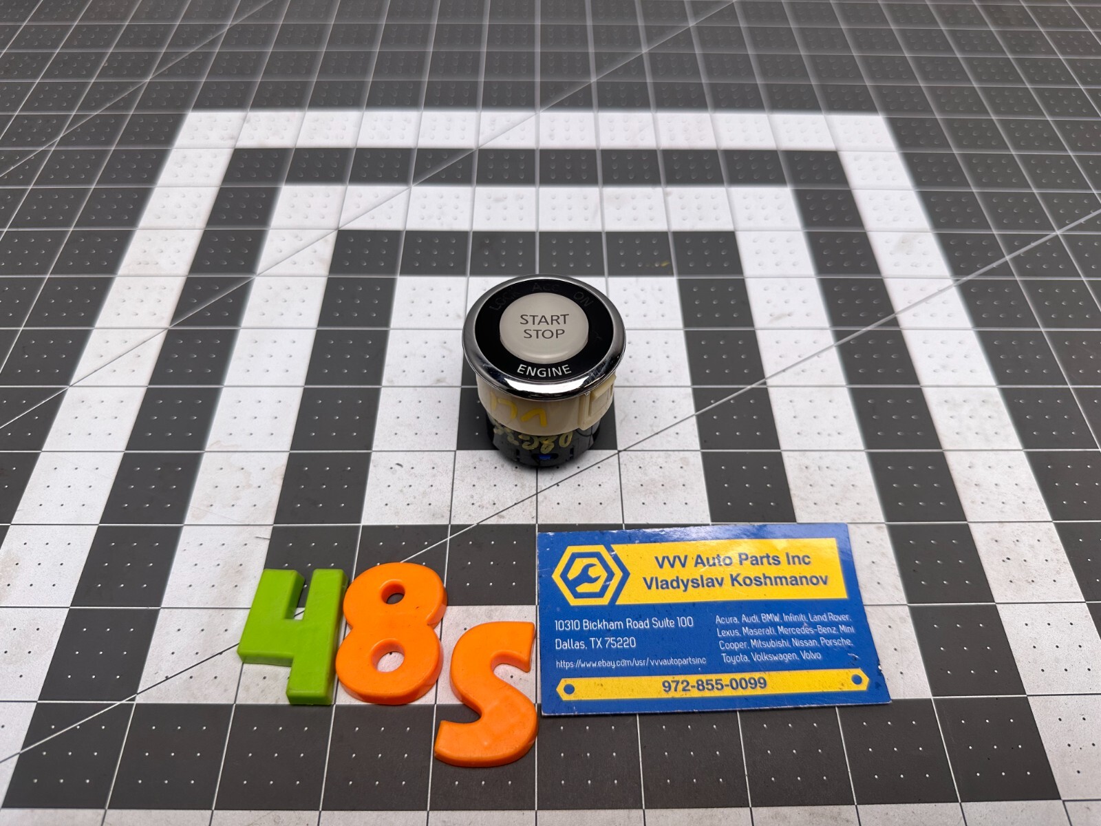 06-10 INFINITI G37 M35 ENGINE START STOP PUSH BUTTON SWITCH IGNITION ...