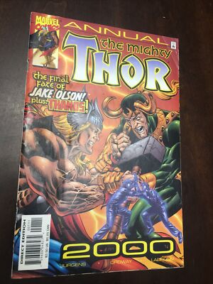 THE MIGHTY THOR ANNUAL 2000 * Marvel Comics * 2000 Thor Loki Thanos | eBay