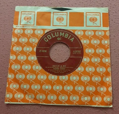 Rosemary Clooney 45 Botch-A-Me / On The First Warm Day Columbia 4-39767 ...