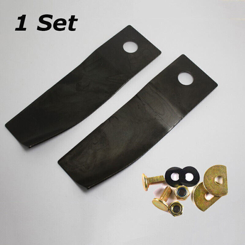 AU 21" Inch MOWER BLADES PAIR HI LIFT BLADES AND BOLTS 216& 217 For ...