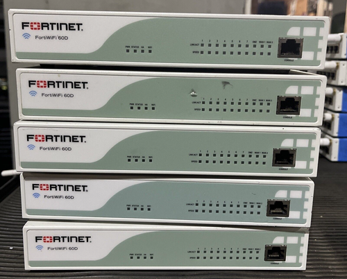 LOT OF 5 FORTINET FORTIWIFI FWF-60D NETWORK SECURITY APPLIANCE | eBay