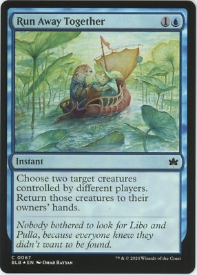x2 Run Away Together (Foil) - 0067 - Bloomburrow MTG (BLB) ~ C | eBay