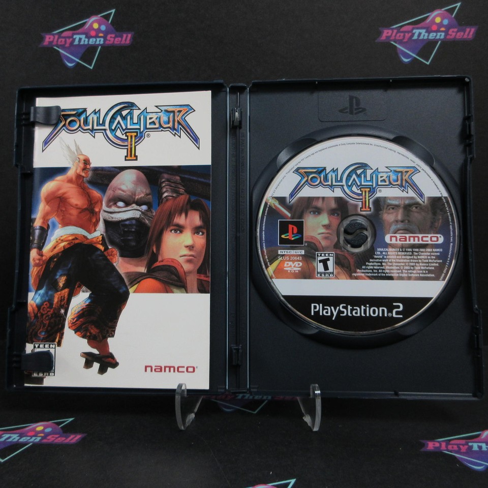 Soul Calibur 2 PS2 PlayStation 2 + Reg Card / Bonus Disc Complete - 1 ...