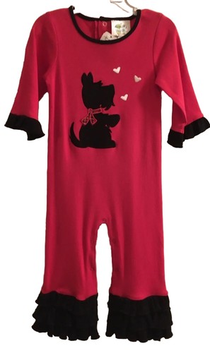 BABY GIRL SCOTTIE DOG 💕 ROMPER OUTFIT SZ 12M DECORATED ORIGINALS FOR ...