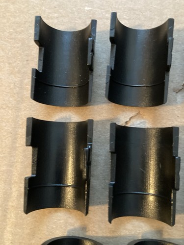 Wire Shelf Clips Shelving Split Sleeves Lock Metal Rack Fits 1" Post 42 ...