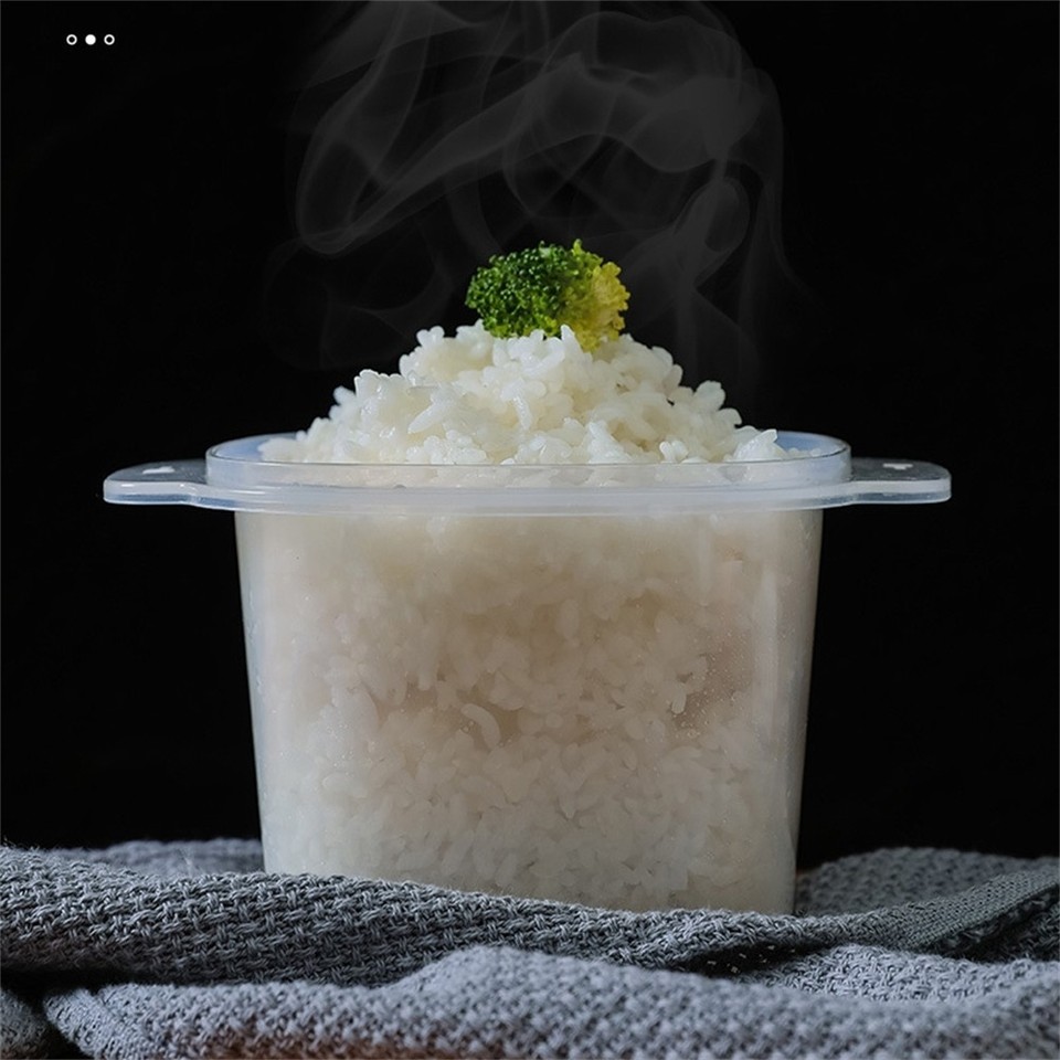 Microwave Rice Cooker Steamer Pot Multi Use for Vegetables Rice and ...