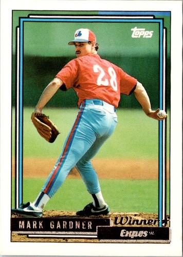 1992 Topps Mark Gardner #119 Montreal Expos Baseball Card | eBay