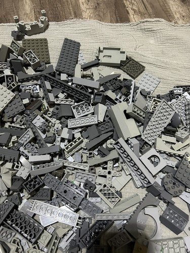 Lot Of Legos Grey Gray 2+ Pound Variety Set Specialty Blocks Some ...