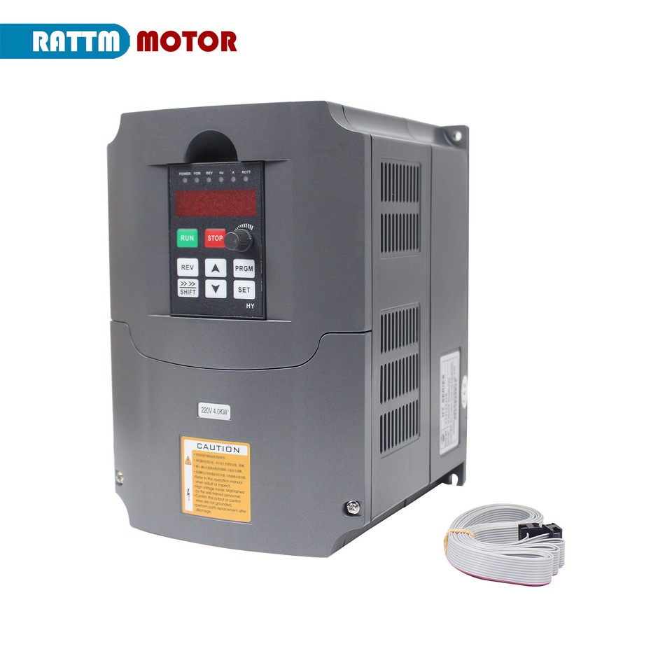 『US』 HY 5HP 4KW 220V VFD Variable Frequency Drive Inverter VSD single ...