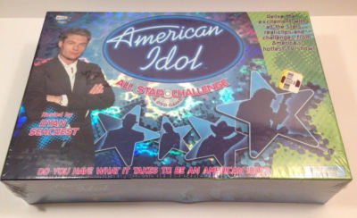 NEW 2006 American Idol Board Game 2-4 Players Singing Singer Music Fans ...