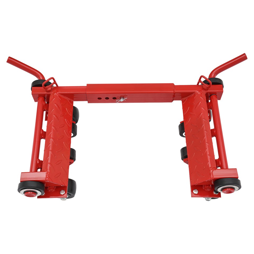 1T Car Wheel Dolly - Heavy Duty Vehicle Moving Tool with Adjustable ...
