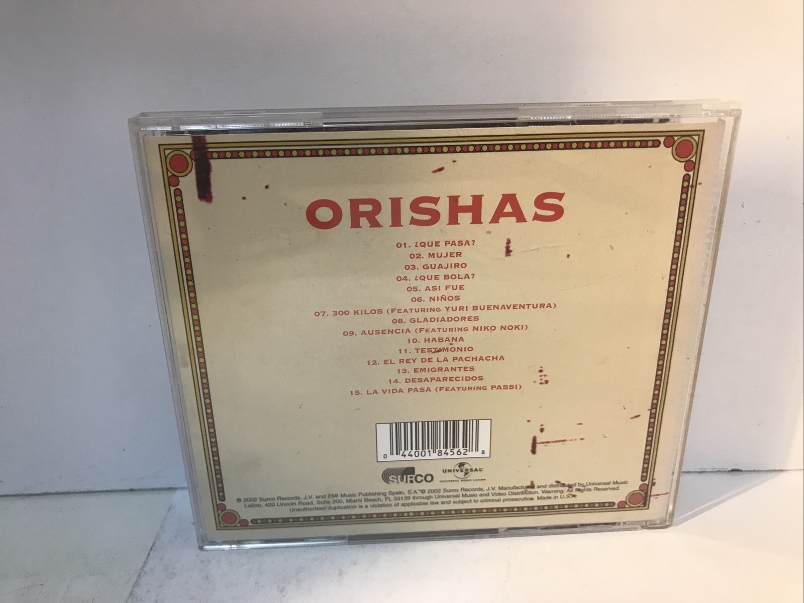 Orishas - Emigrante CD 44001845628| eBay