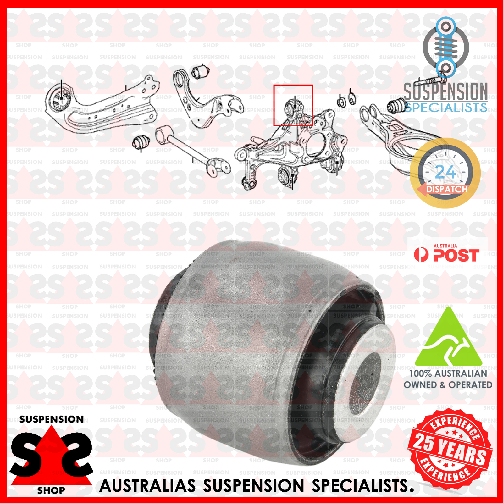 Upper Mounting, Control/Trailing Arm Suit LEXUS Es (_Z10_, _A10_, _H10 ...