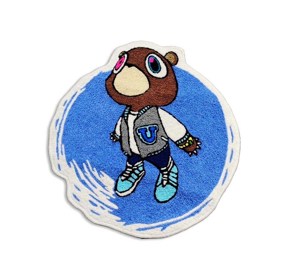 New Kanye West Takashi Murakami Graduation Bear Sneakerhead Carpet ...
