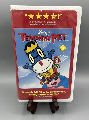 DISNEY TEACHER's PET (VHS) Clamshell ANIMATED COMEDY HTF - FREE ...