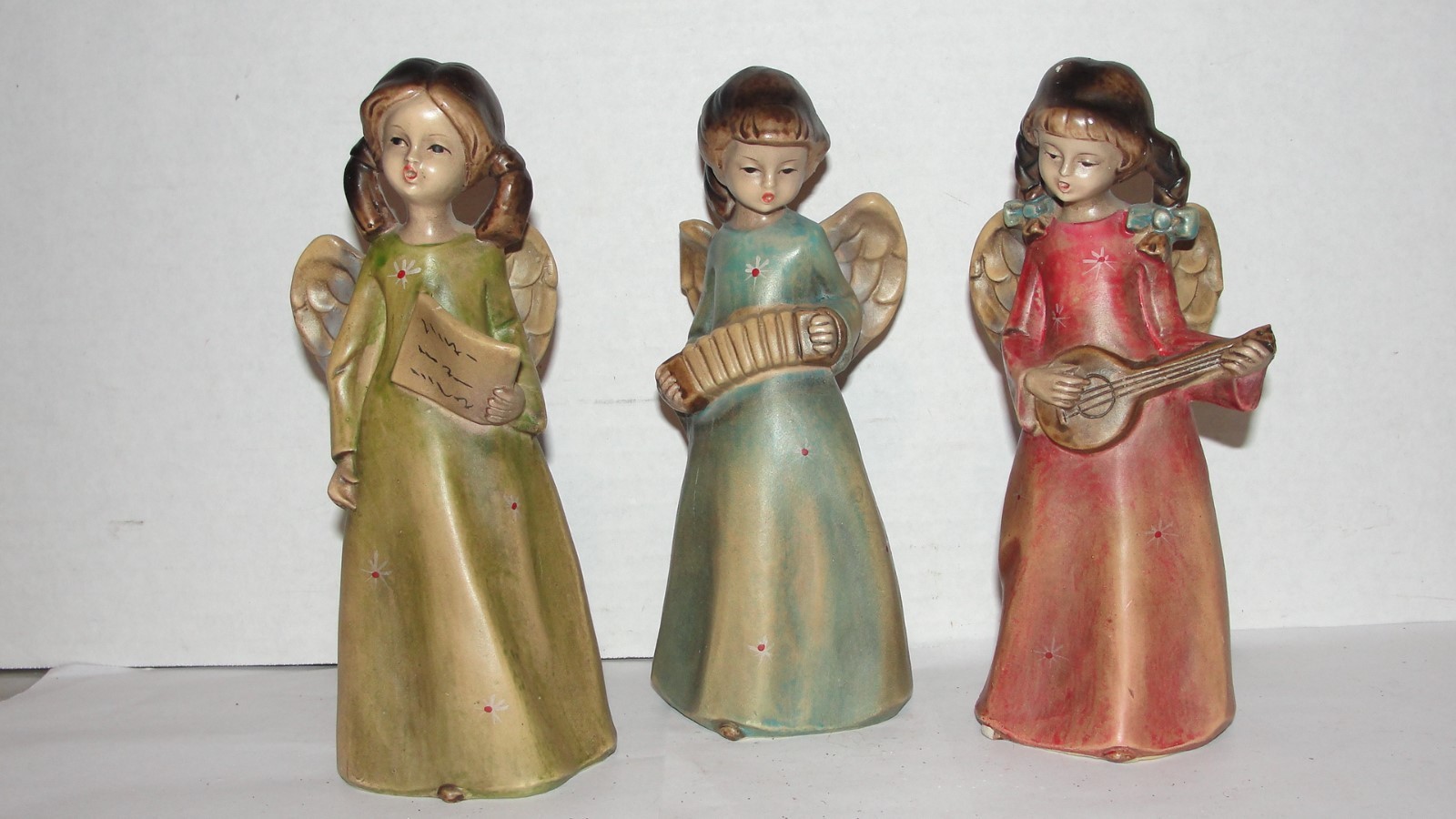 (3) 7" ANGEL FIGURINES - JAPAN | eBay