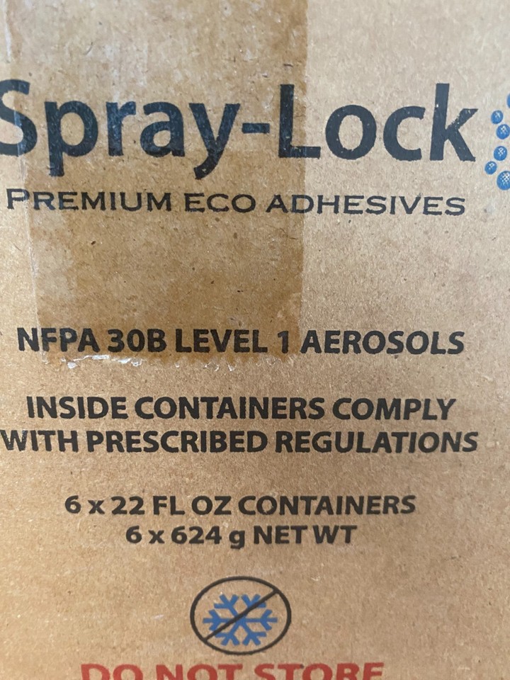 6 Cans Spray-Lock FRP Spray Adhesive NRP Plastic Composite 22oz ...