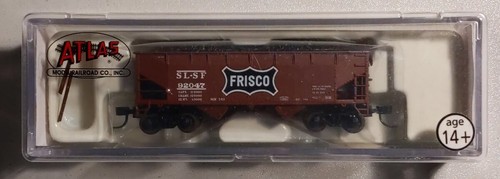 Atlas 40820 N Scale Frisco 2-Bay Offset Side Hopper #92047 NIB | eBay