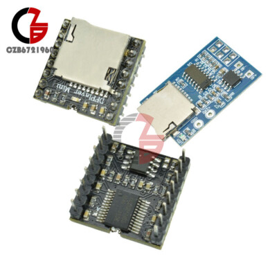 Mini TF Card U Disk WMV MP3 Decoder Player Audio Voice Module Arduino ...
