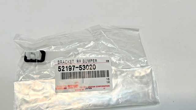 5219753020 Genuine Toyota Bracket Rear Bumper Seal RH 52197-53020 for ...