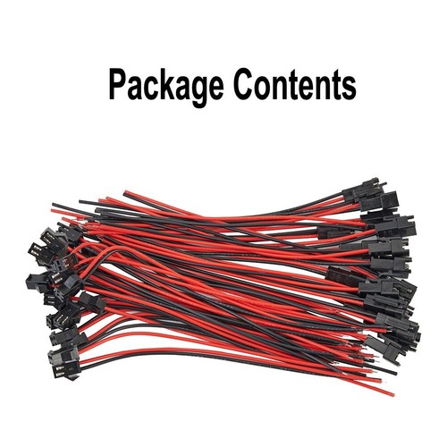 Flashing Light Connector JST SM Connector 2Pin Male Female Wire ...