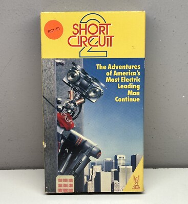 Short Circuit 2 VHS 1988 Video Tape Fisher Stevens Michael McKean ...