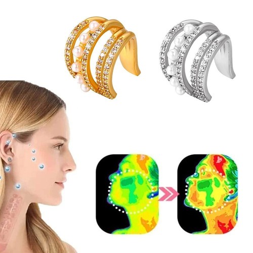 1Pcs Anti Swelling Lymphatic Earring Lymphatic Auriculotherapy Ear Clip ...