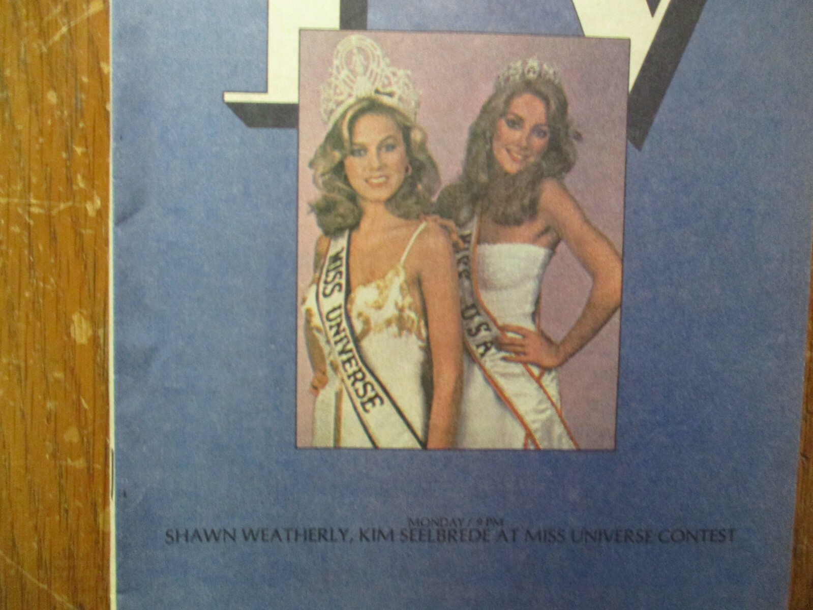 July 19, 1981 Washington Post TV Magazine(SHAWN WEATHERLY/KIM SEELBREDE ...