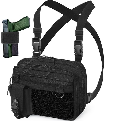 Conceal Carry Sling Bag Tactical Vest Rig Pack Chest Backpack Admin ...