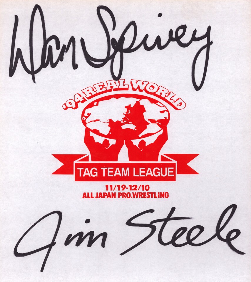 Dan Spivey & Jim Steele dual signed Japanese Shikishi Board | eBay