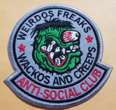 Weirdos Freaks Wackos And Creeps Embroidered Patch 3.25x3.5" | eBay