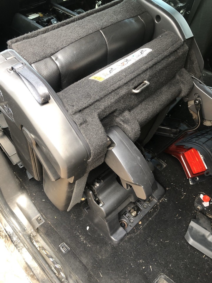 2008-2014 Ford Expedition Second Row Rear Left Black Leather 40/20/40 ...