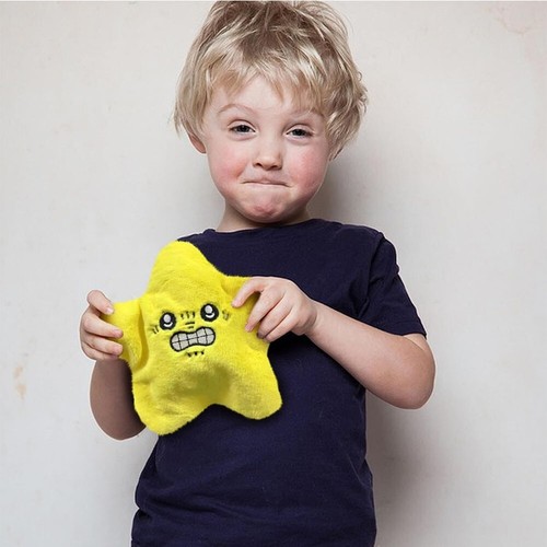 New Moving Chikawa Star Plush,Angry Star Face Kawaii Fun Toy,Angry Star ...