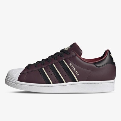Adidas Originals Superstar Shadow Maroon Black HP2856 Mens Shoes ...