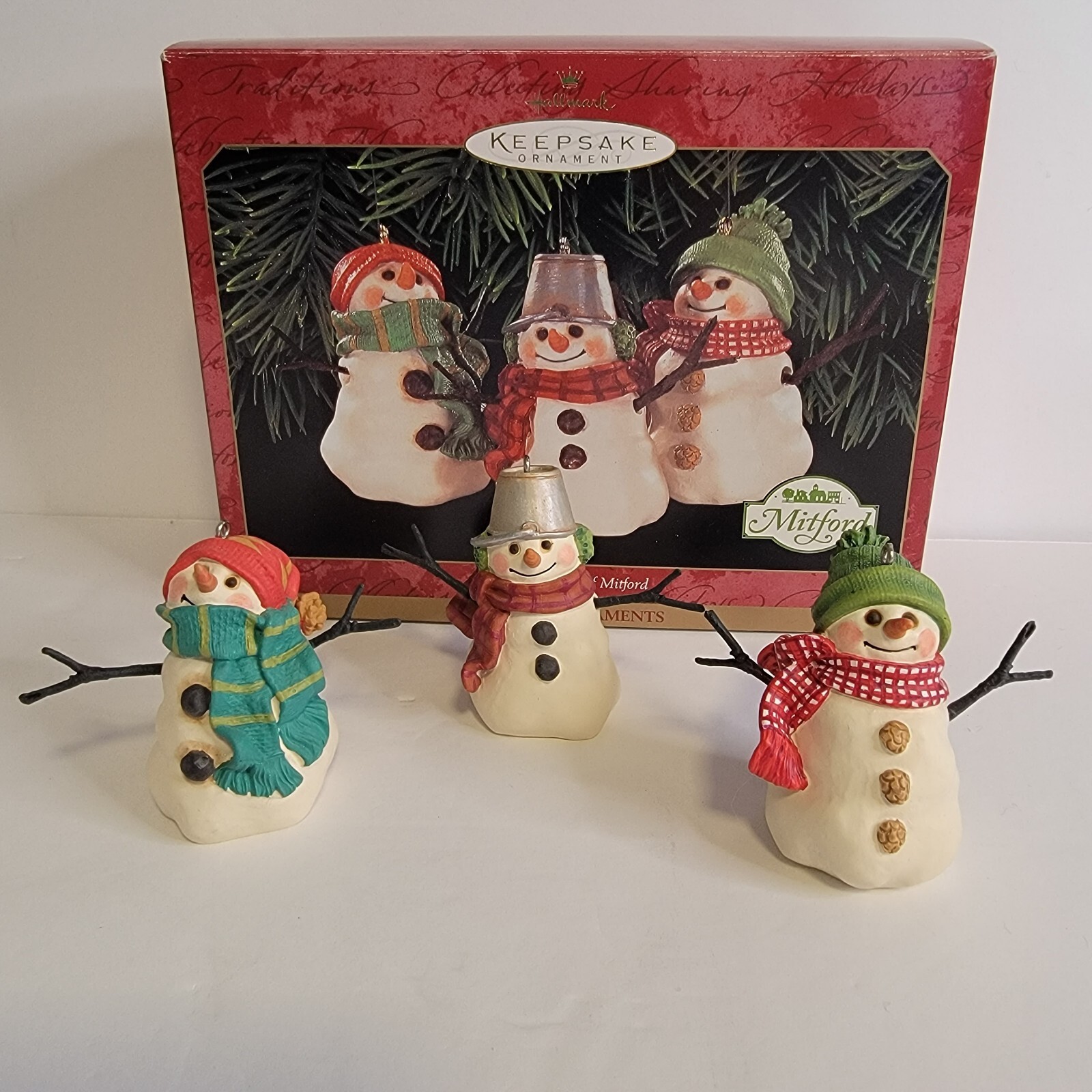 Hallmark Keepsake The Snowmen of Mitford Christmas Ornaments 1999 | eBay