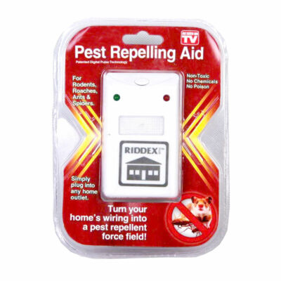 Riddex Plus Pest Repeller for Rodents and Insects, Plug-In Indoor ...