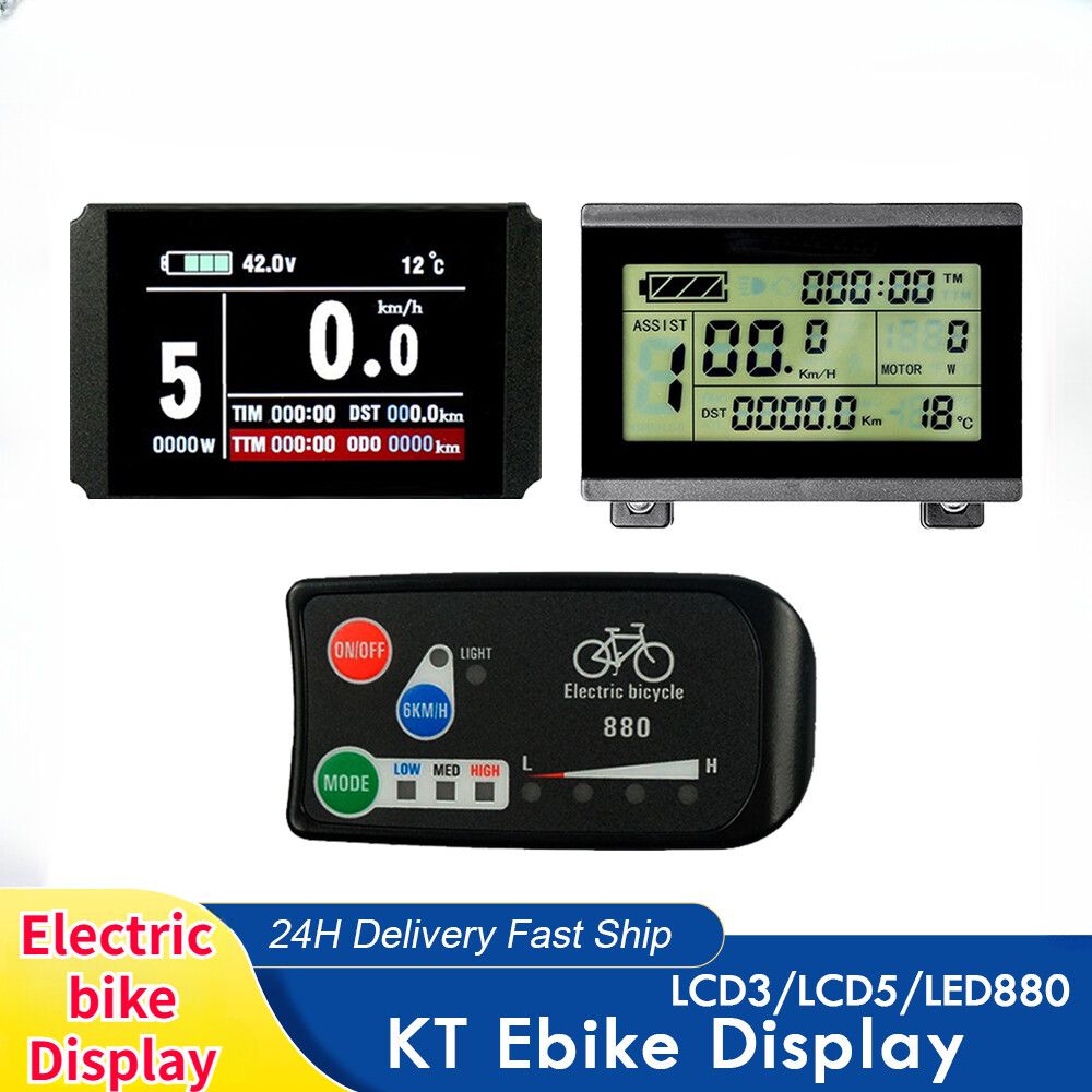 Electric Bicycle Display SM Waterproof Plug 24V 36V 48V 72V LCD3 LCD8H ...