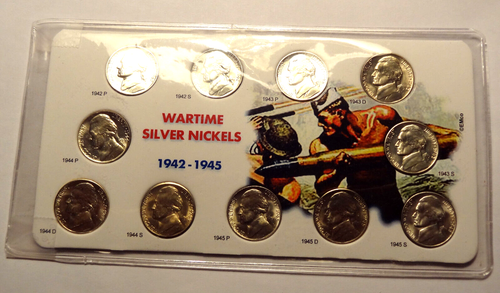 1942-1945-P-D-S JEFFERSON NICKELS (11 coins) WAR NICKEL COMPLETE SET *GEM BU* | eBay