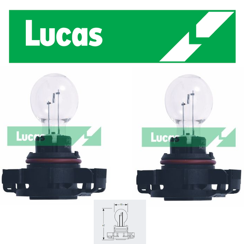 Lucas - 12v 19w PS19W PG20/1 - Light Bulb - Tail, DRL, Reverse, Fog ...
